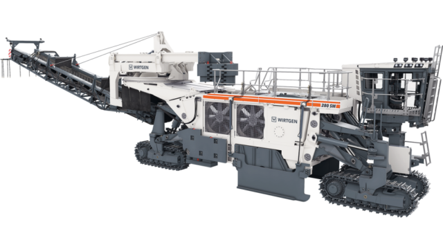 New 280 SM(i) surface miner from Wirtgen 100% mining and ...