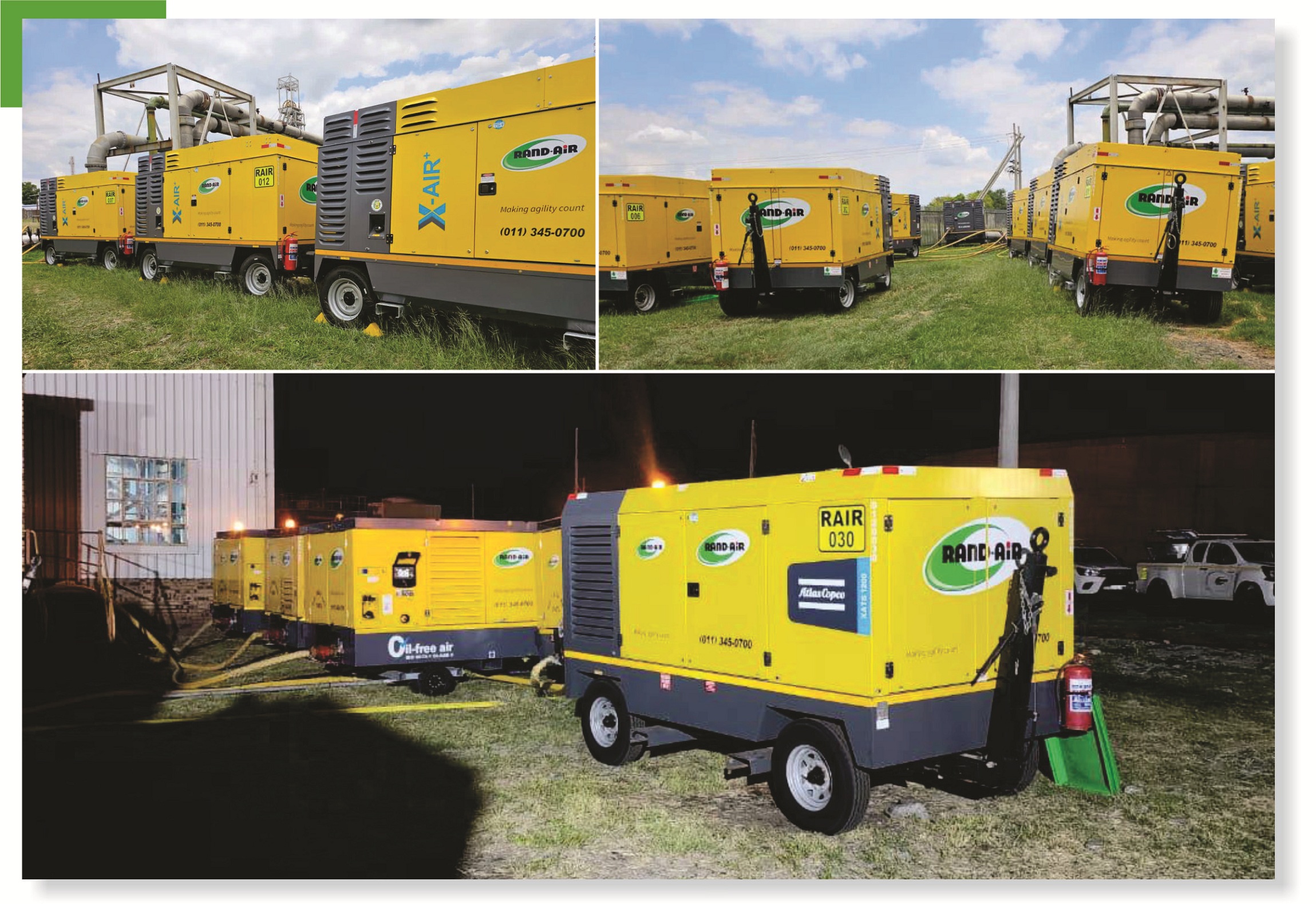 25 air compressors and 26 000 cfm within 4 days, another successful ...