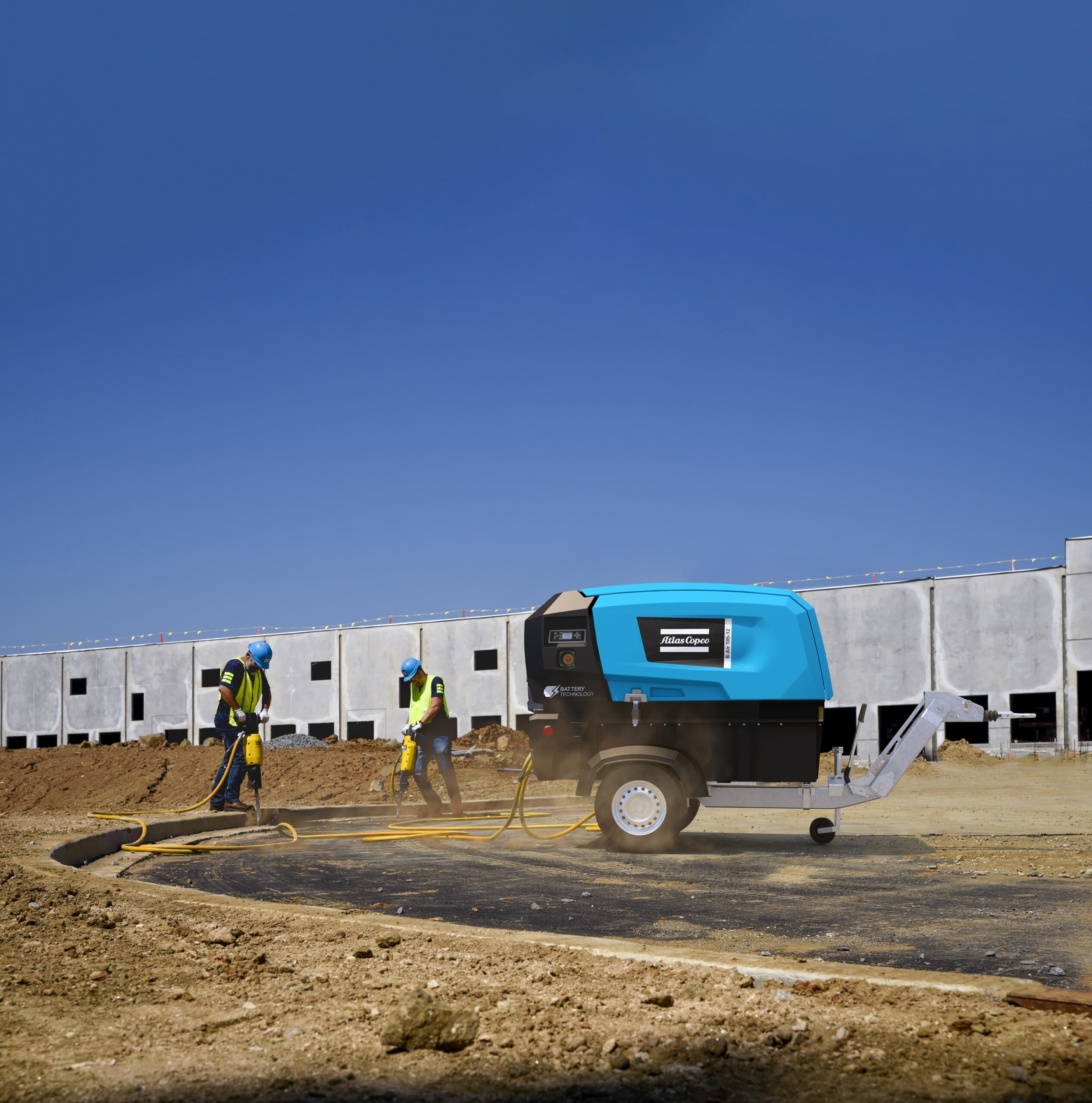 Atlas Copco proudly introduces B-Air, the world’s first battery-powered ...