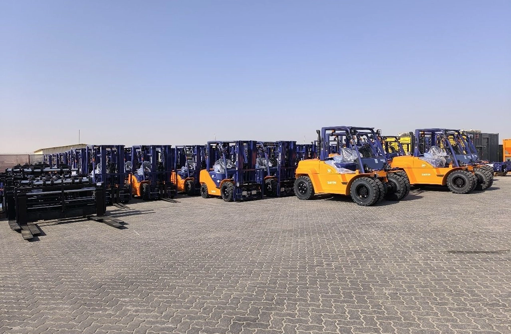 Dayim Unveils Forklift Fleet In UAE - Africa-Middle East Mining and ...
